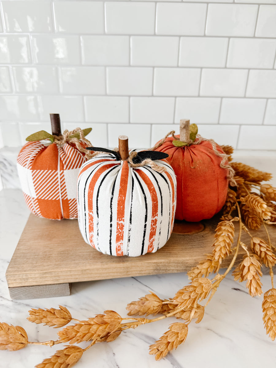 Orange Pumpkin Bundle Set Of Three – Sugar N Milk Co