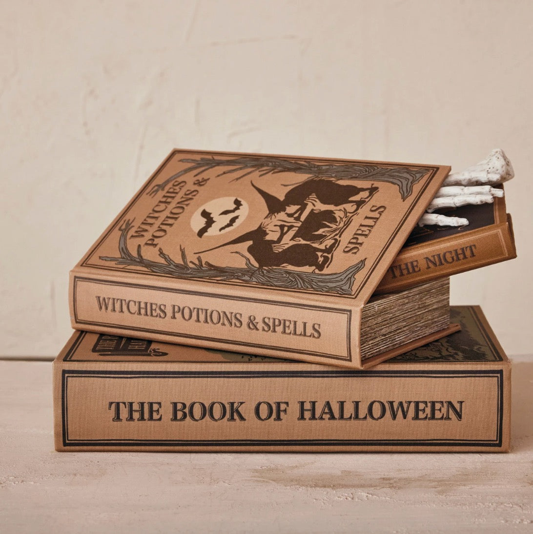 Halloween Themed Book Storage Boxes, Set of 3 – Sugar N Milk Co