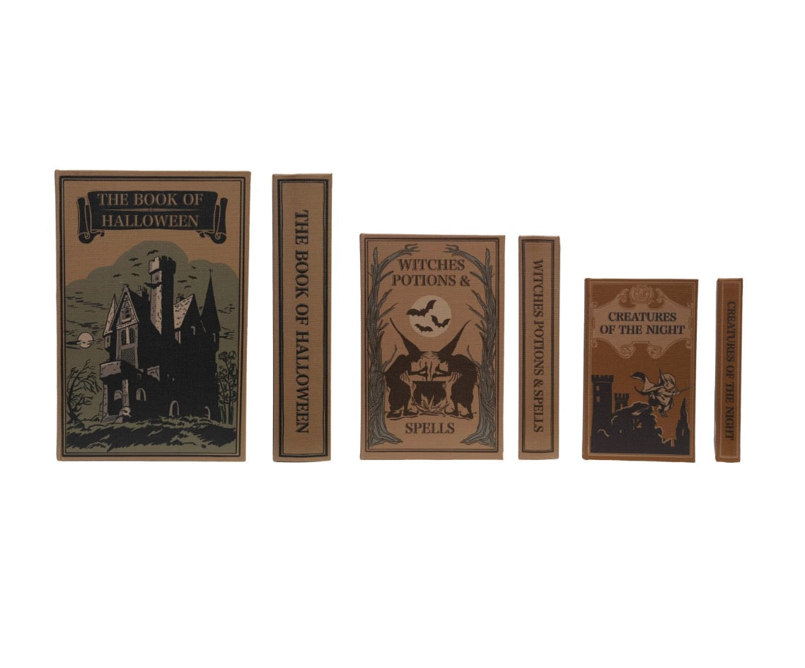 Halloween Themed Book Storage Boxes, Set of 3 – Sugar N Milk Co