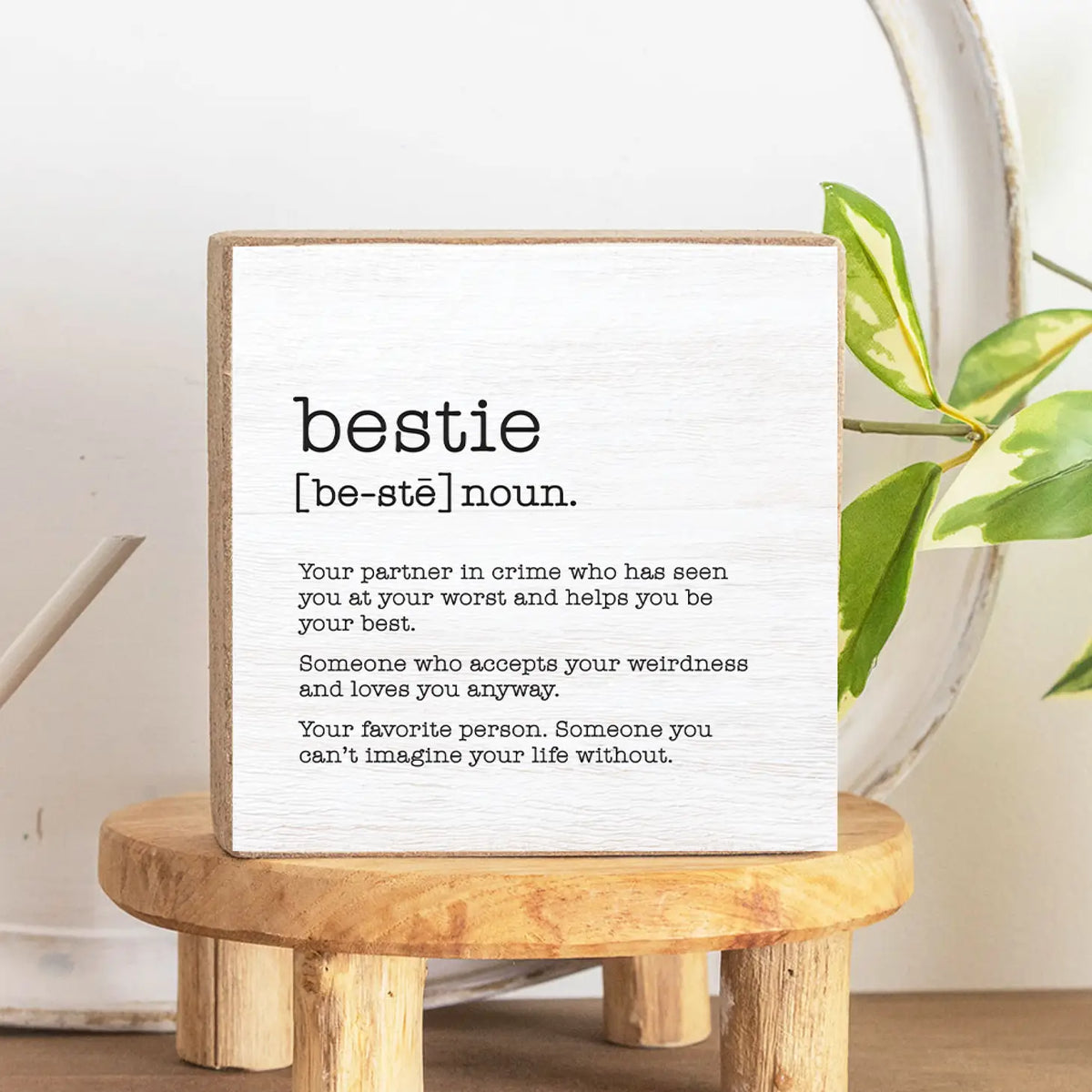 Bestie Sign – Sugar N Milk Co