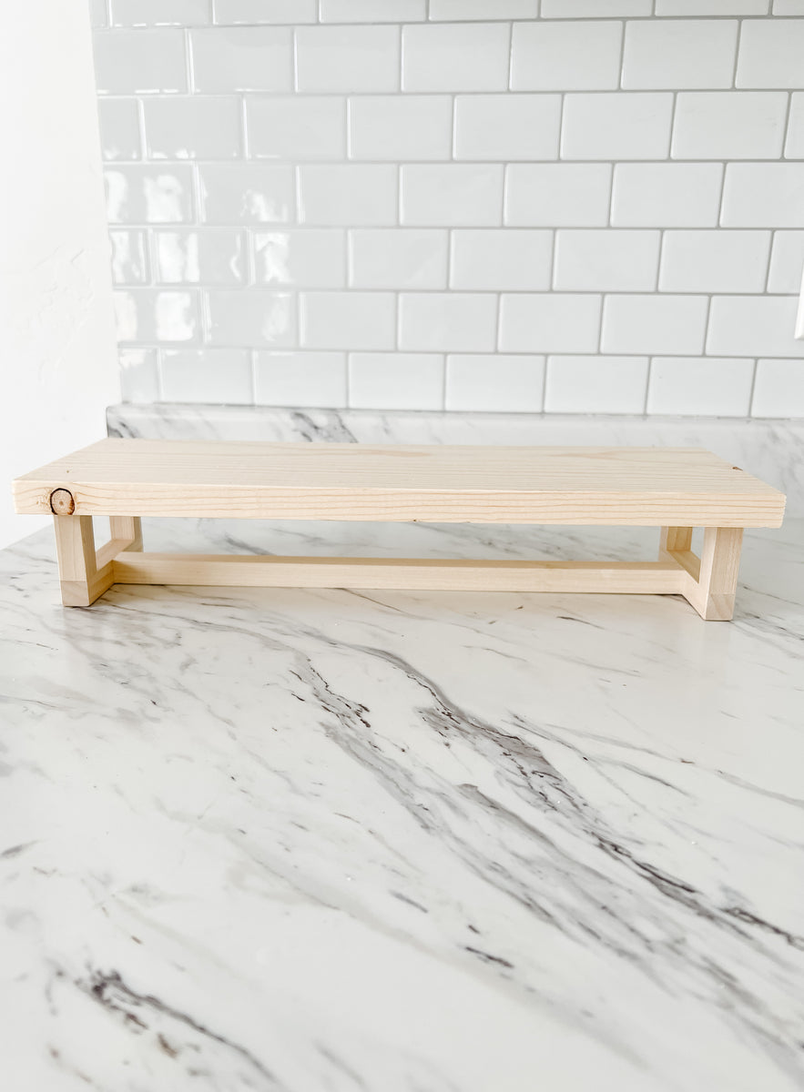 Natural Wood Riser – Sugar N Milk Co